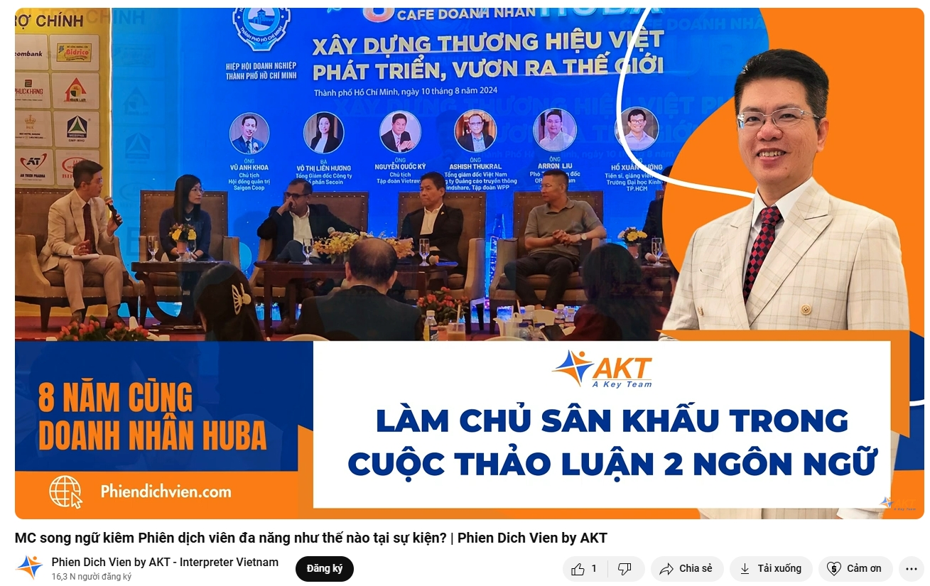 English Vietnamese Host For The Huba Café 8th Anniversary